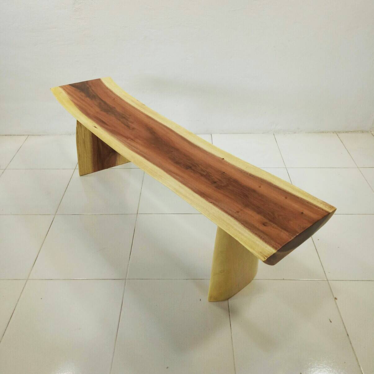 200cm Solid Slab Suar Wood Bench | Prime Factory Outlet