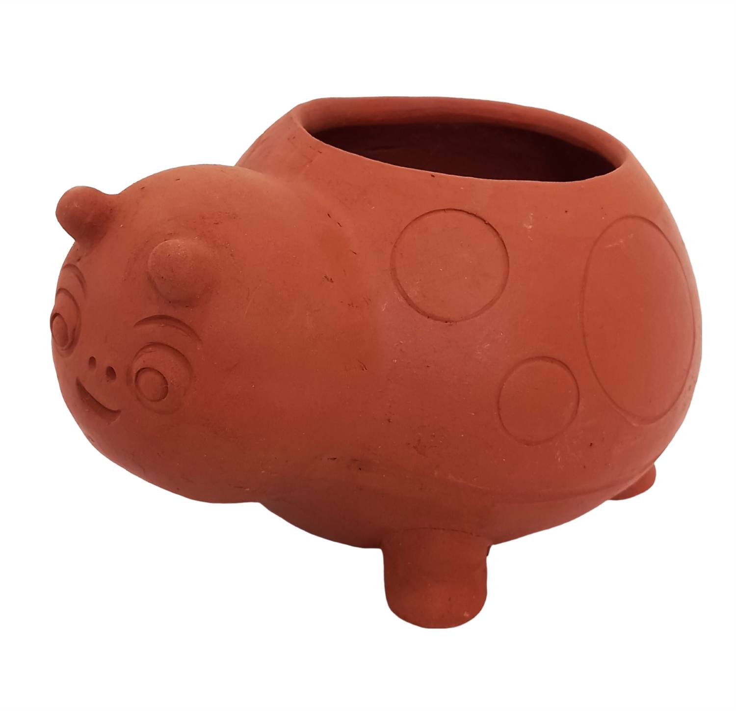 Terracotta Ladybug Planter Pot | Prime Factory Outlet
