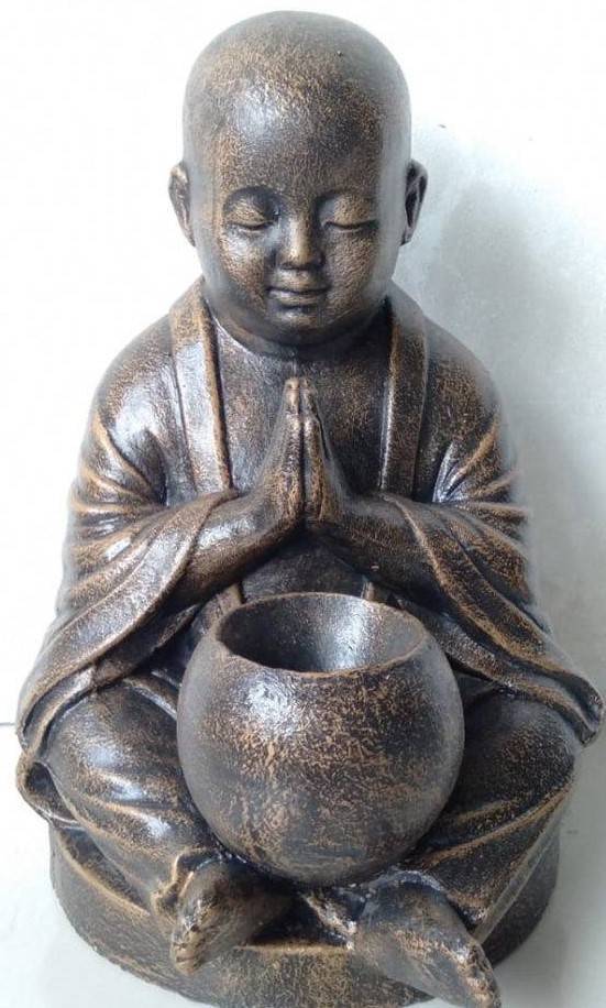 Praying Shaolin with Bowl | Prime Factory Outlet